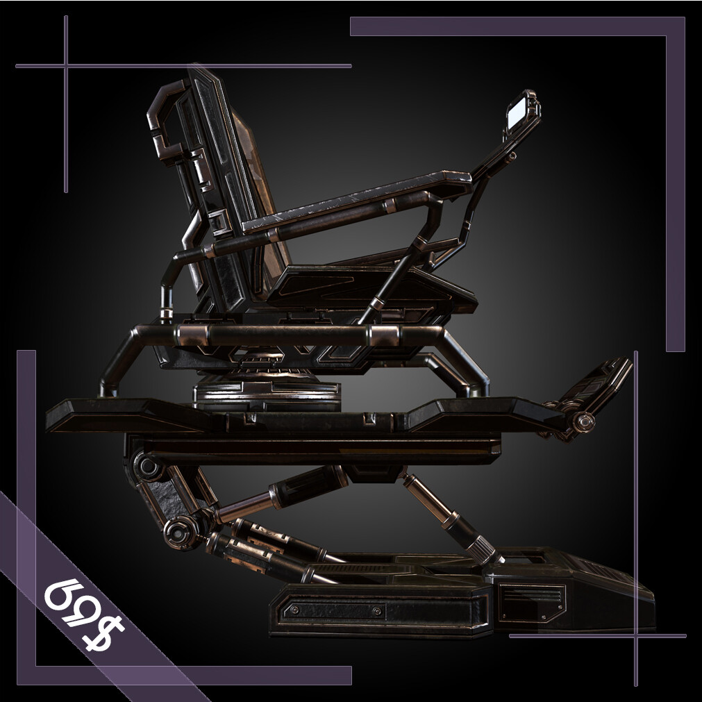 ArtStation - Cockpit Chair 'B' (LP)