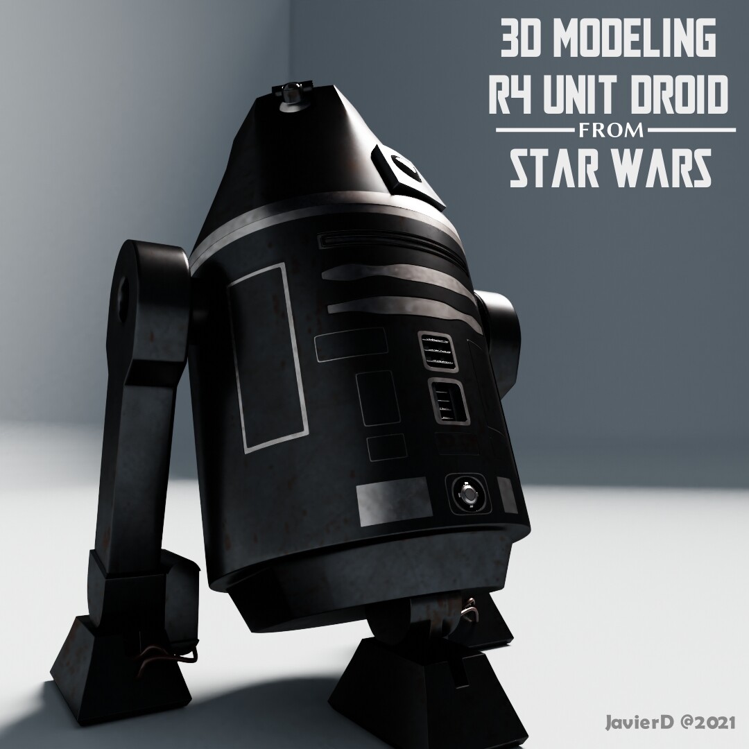 ArtStation - Star Wars R4 droid unit
