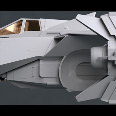 ArtStation - Transverse Fighter Ship