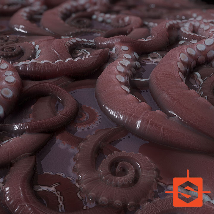 ArtStation - Octopus tentacle