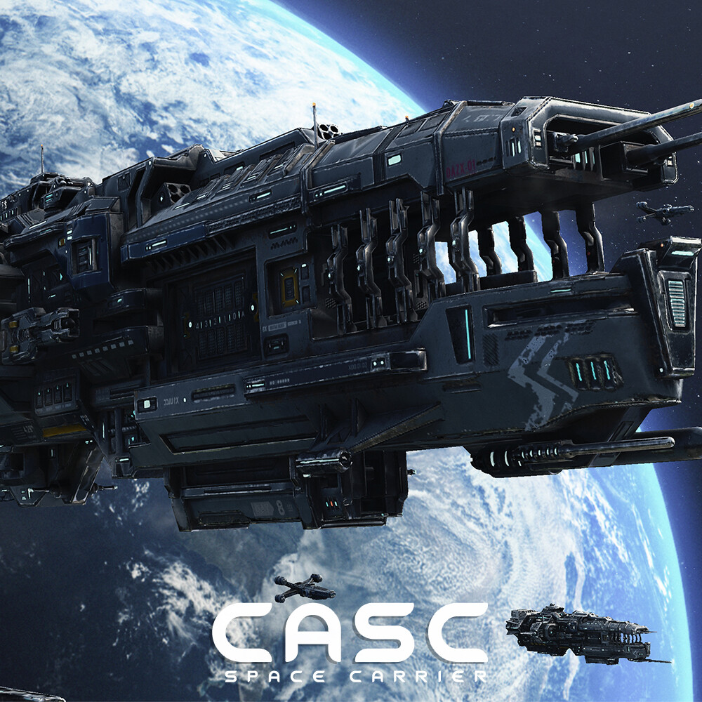 ArtStation - CASC SPACE CARRIER