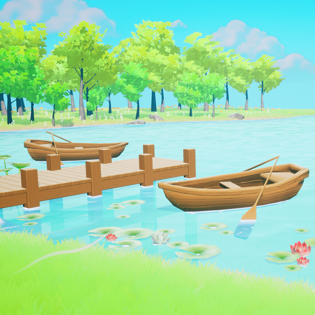 ArtStation - Stylized Landscape