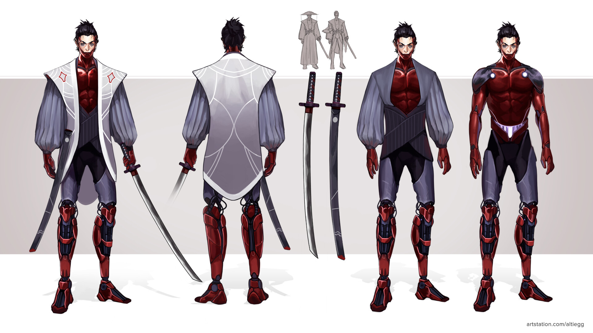 ArtStation - Swordsman design
