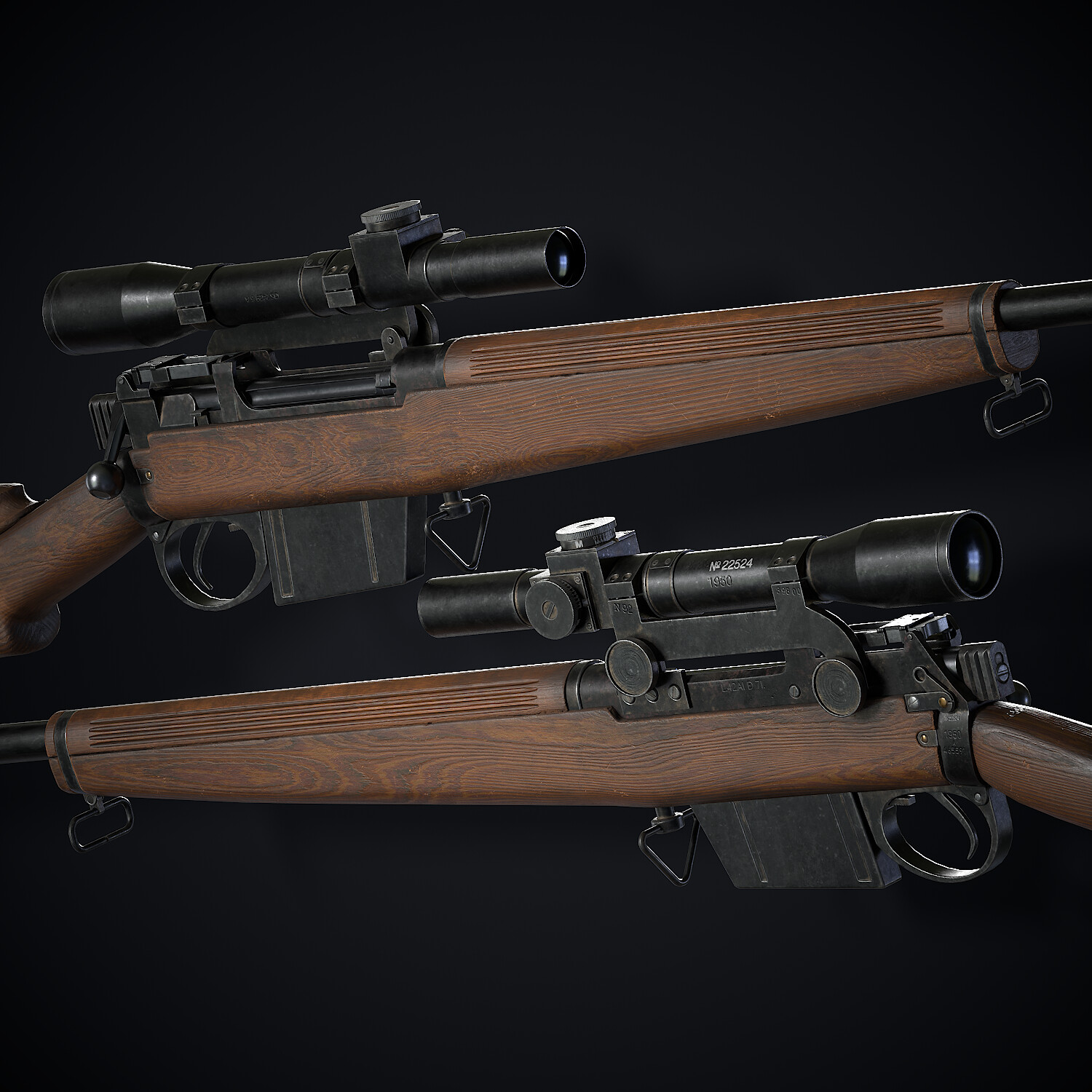 ArtStation - L42A1 - Lee-Enfield