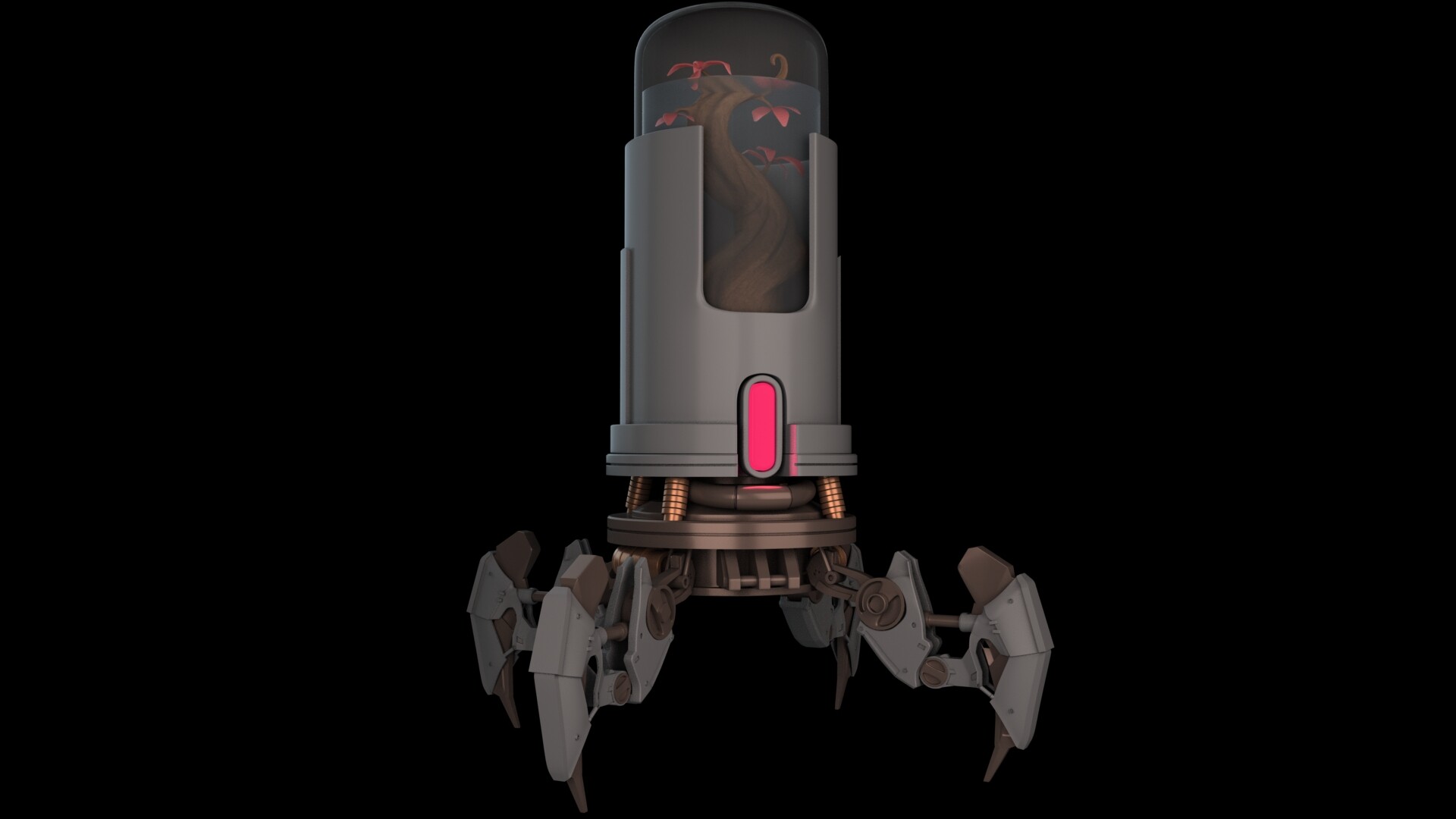 ArtStation - Planted Mecha-bot