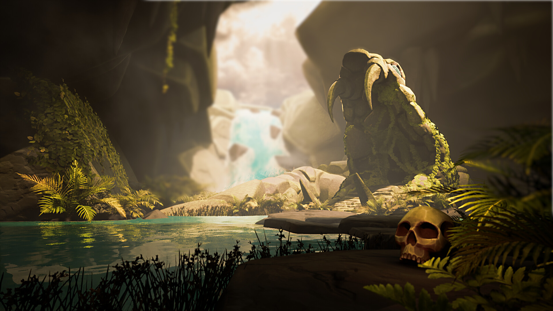 ArtStation - Stylized Snake Temple