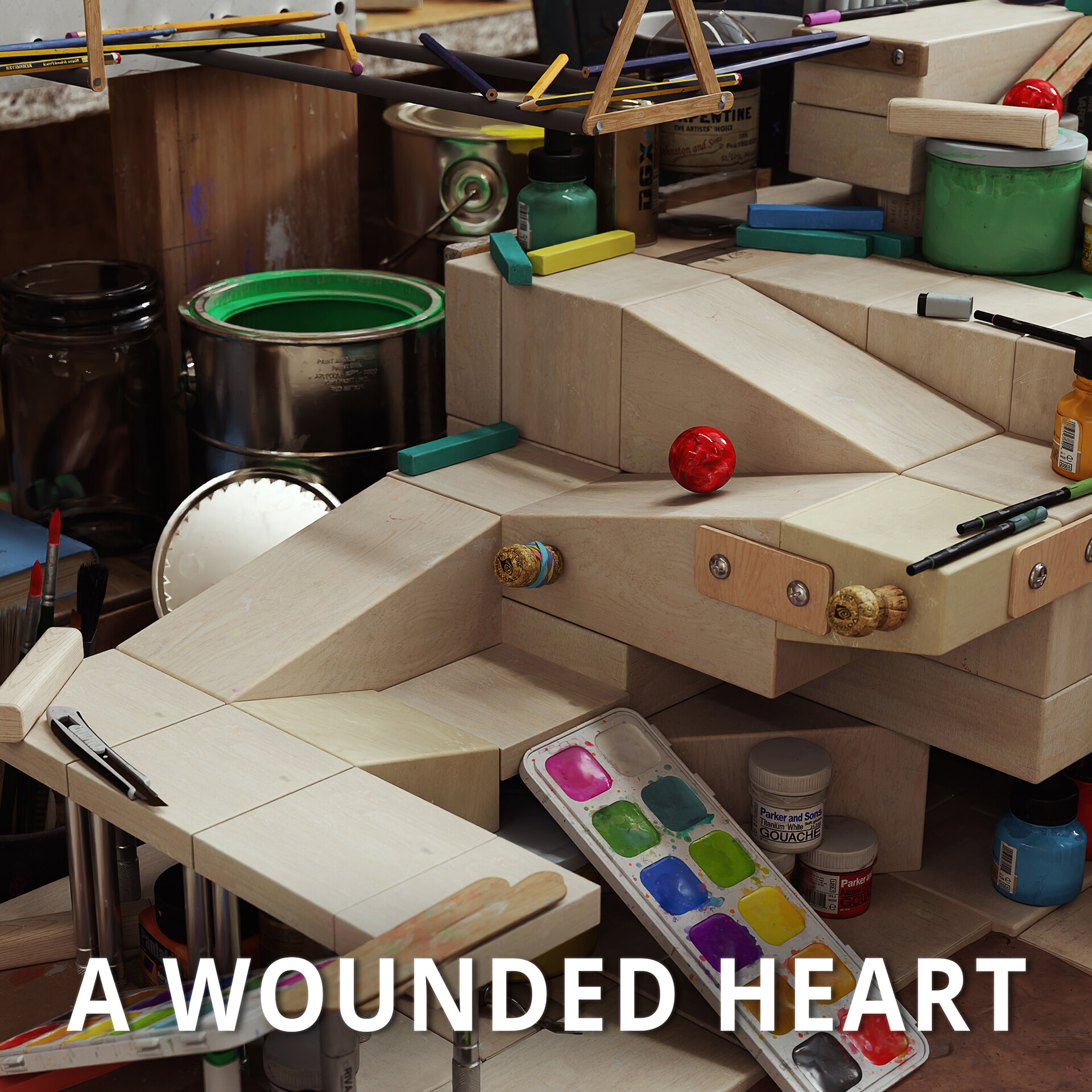 ArtStation - A Wounded Heart