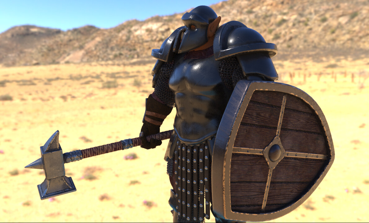 ArtStation - Orc Warrior (WIP)