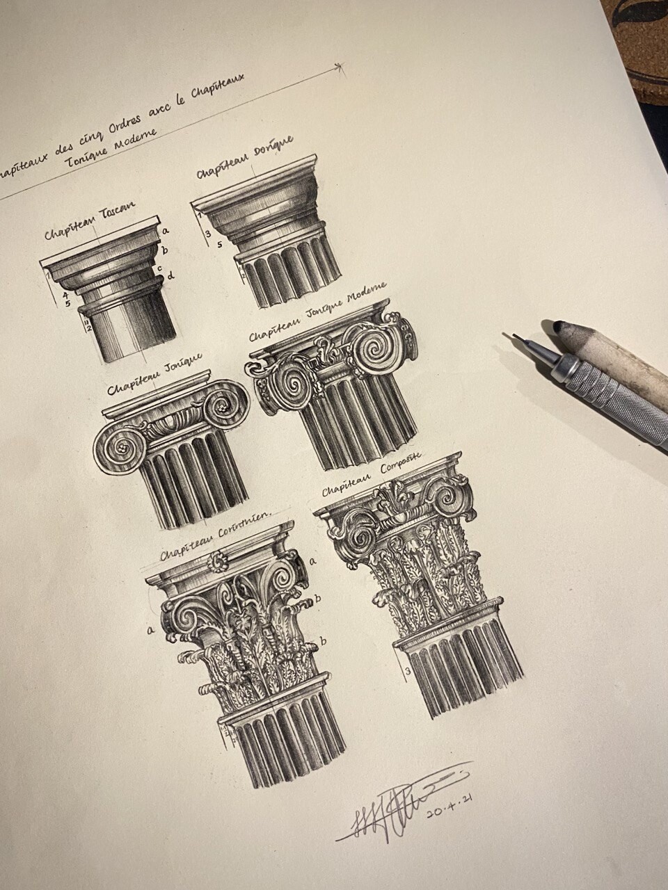 ArtStation - Classical Architecture Sketches