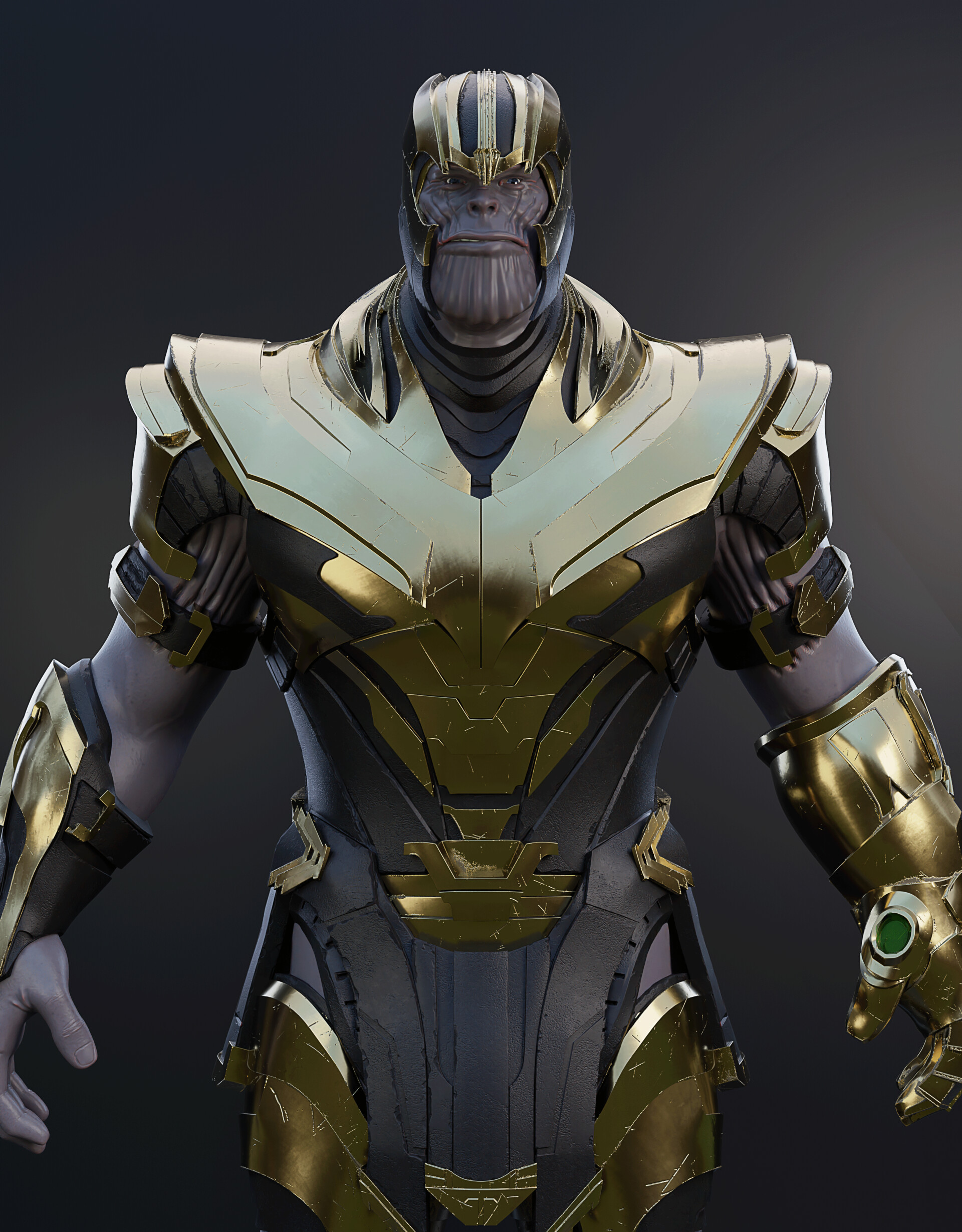 ArtStation - modeling and render Thanos