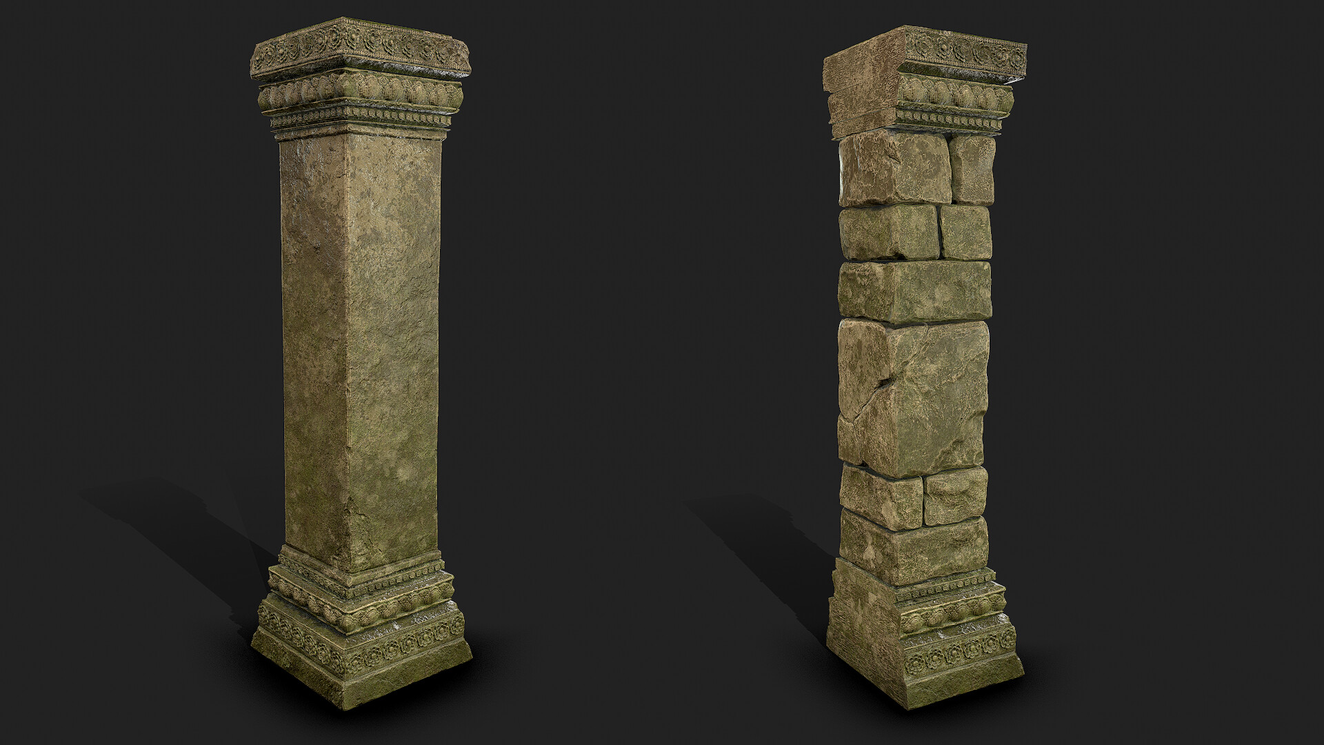 ArtStation - Temple pillar