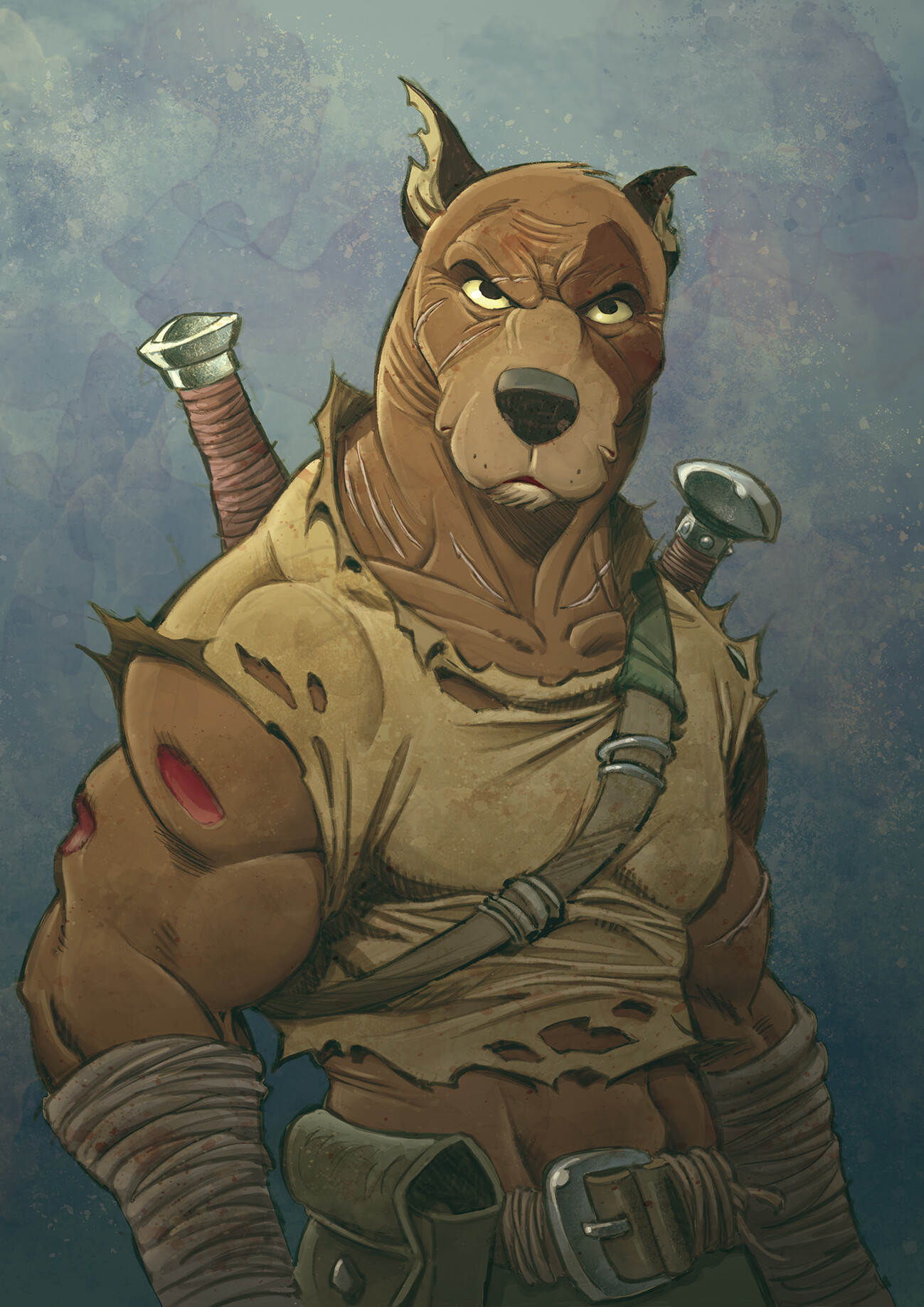 ArtStation - Dog. Solo_ Cannibal Universe. Comic