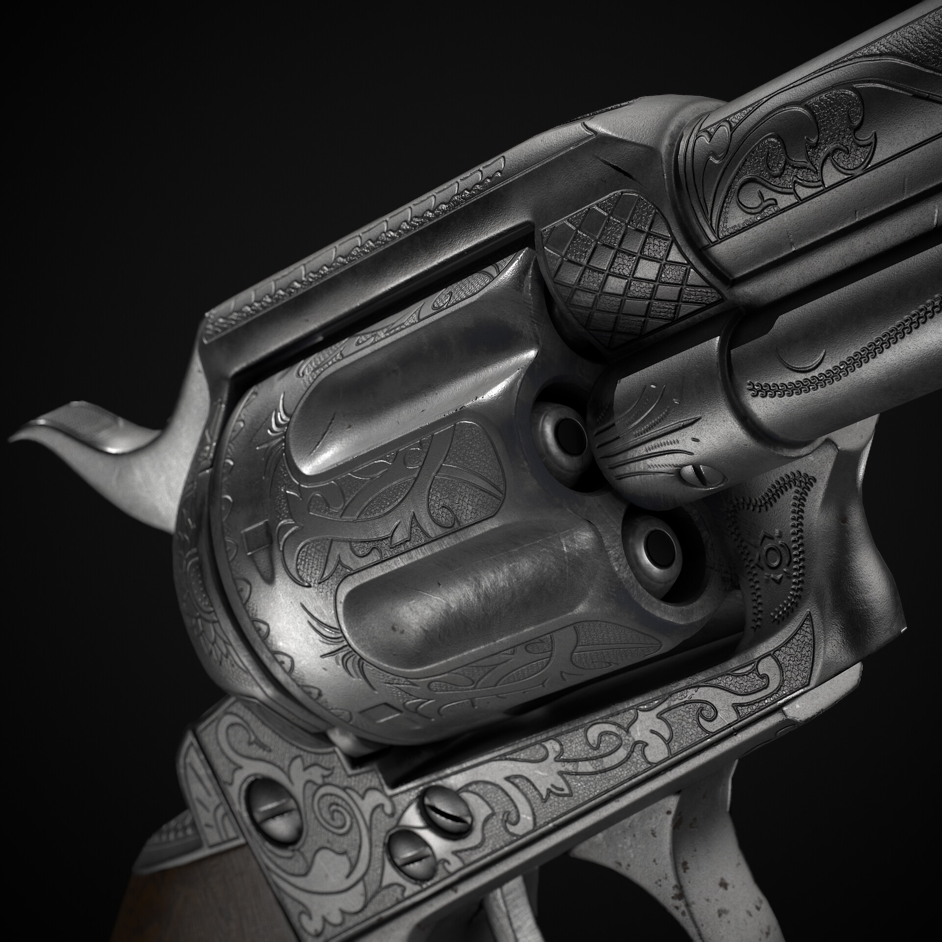 ArtStation - Colt Frontier Six Shooter