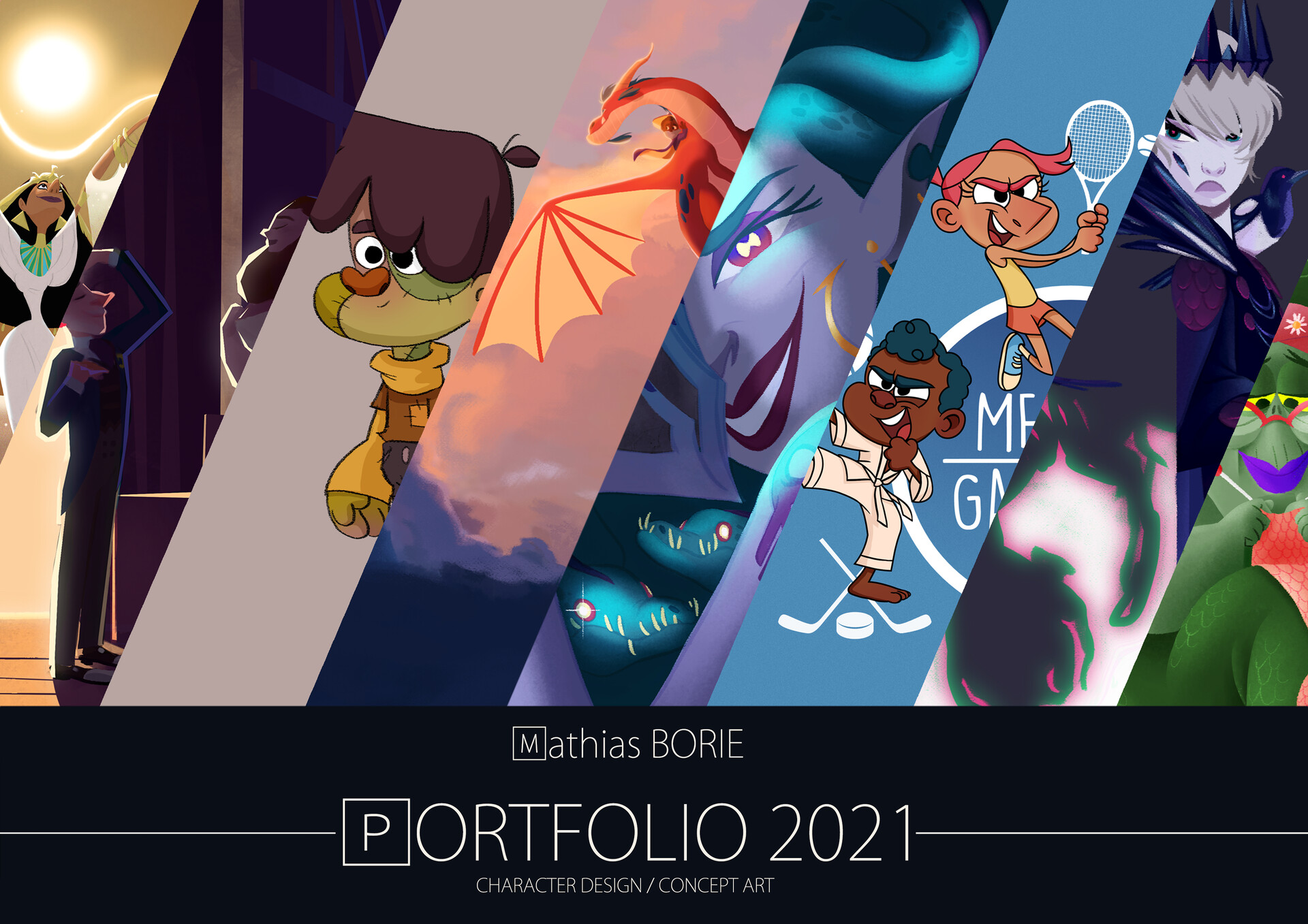 ArtStation - PORTFOLIO 2021 - Chara Design / Concept Art