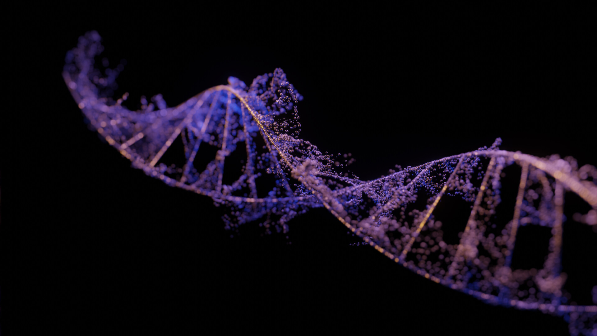 ArtStation - Helix DNA Particle Simulation