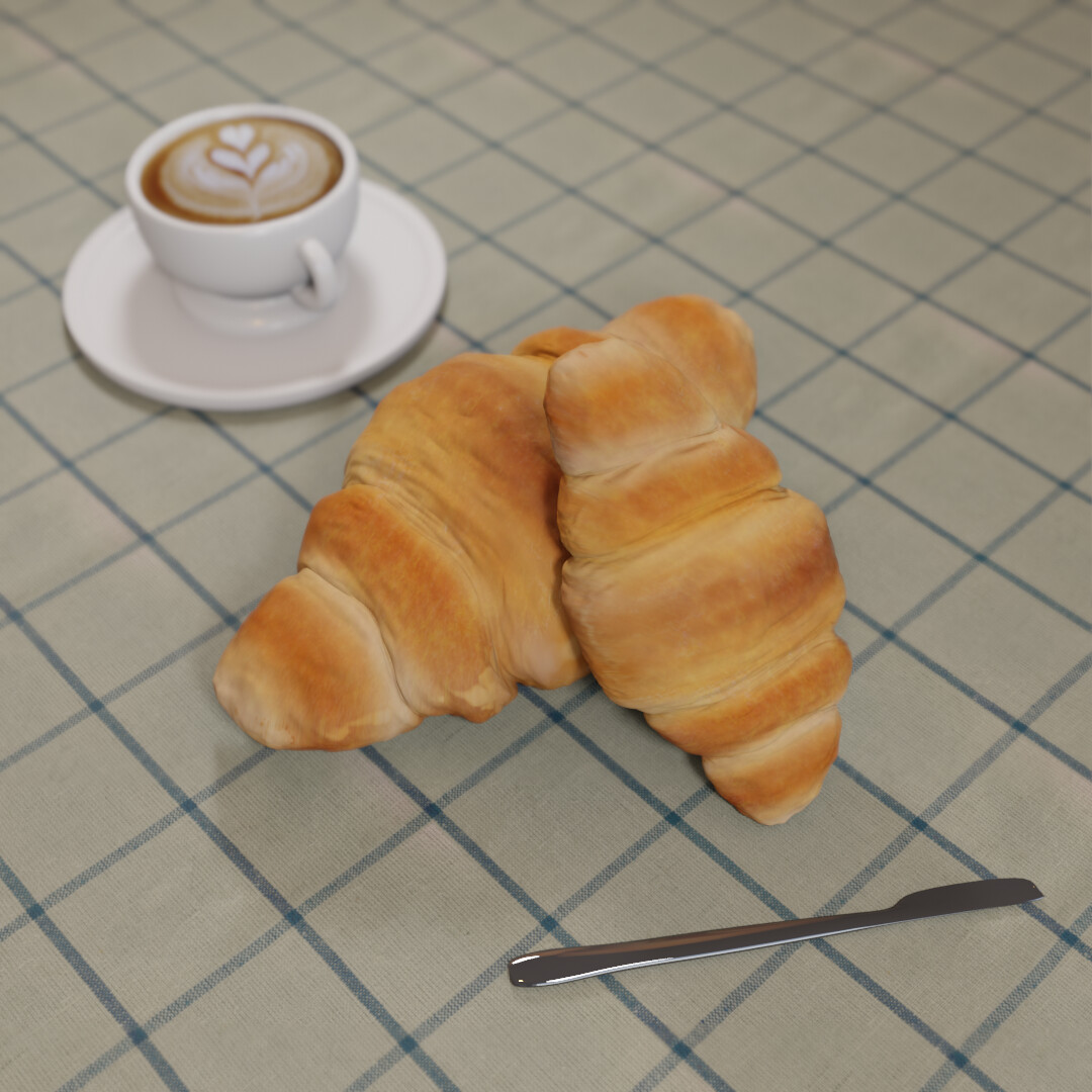 ArtStation - Crispy Crossaint