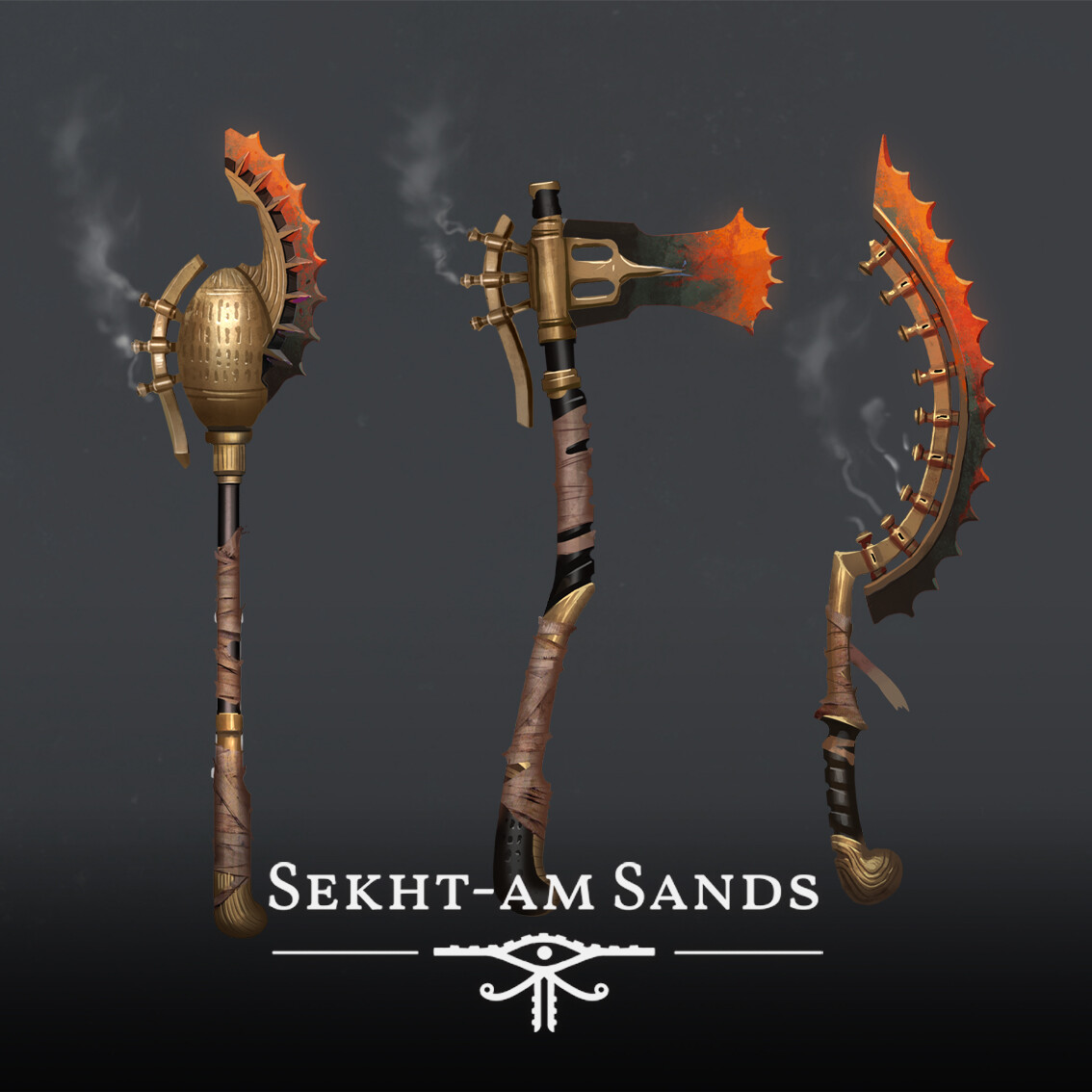 ArtStation - Sekht-Am Sands - Weapons