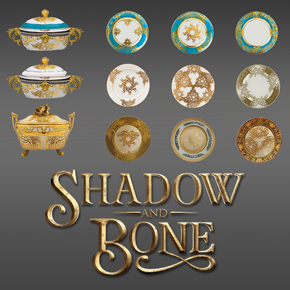 ArtStation - Shadow and Bone - Dining hall prop designs