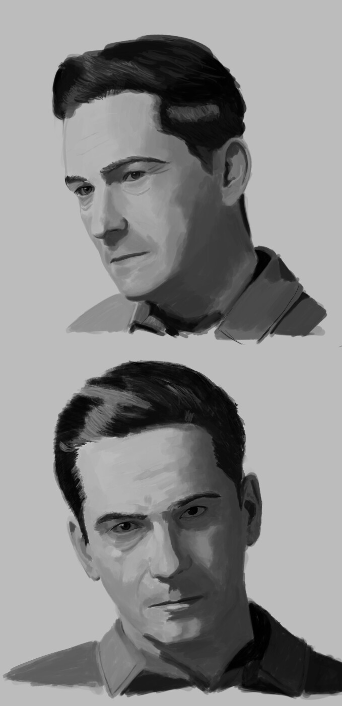 Daniil Popov - Portraits Training.