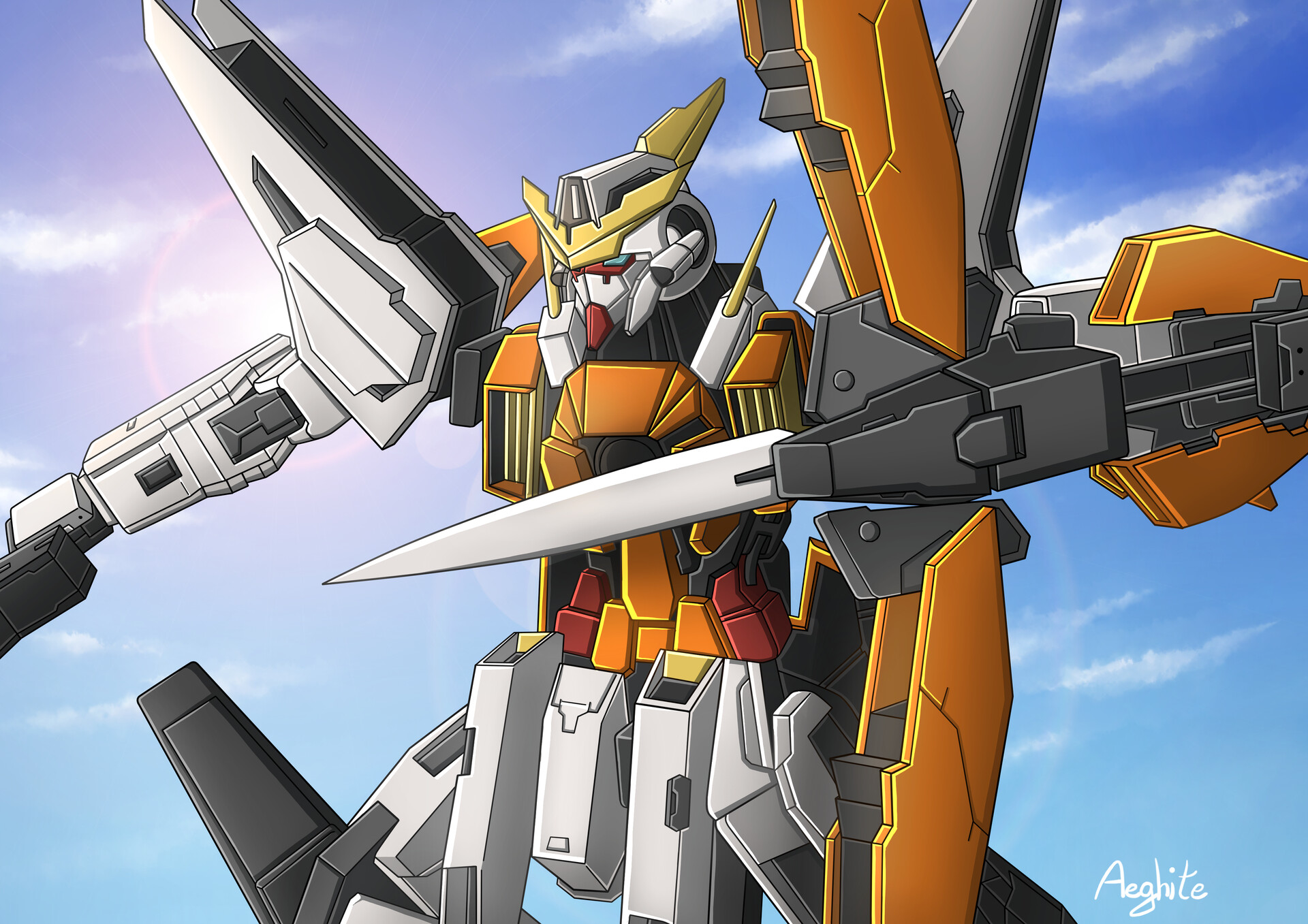 ArtStation - Gundam Kyrios