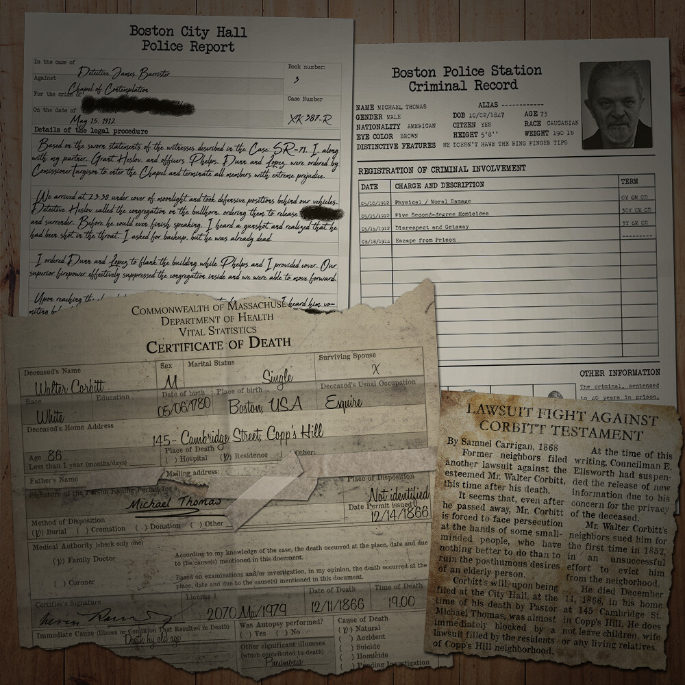 ArtStation - The Haunting Handout Pack