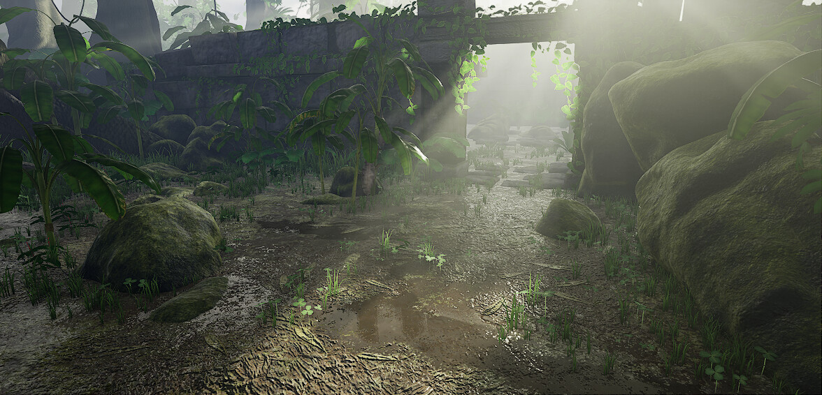 ArtStation - Jungle ruins