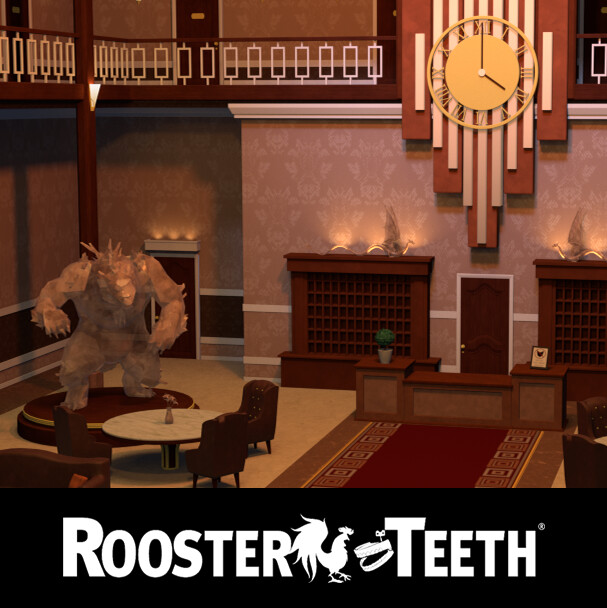 ArtStation - Atlas Hotel Interior, RWBY 8 Look Development