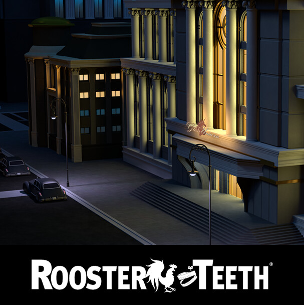 ArtStation - Atlas Hotel Exterior, RWBY 8 Look Development