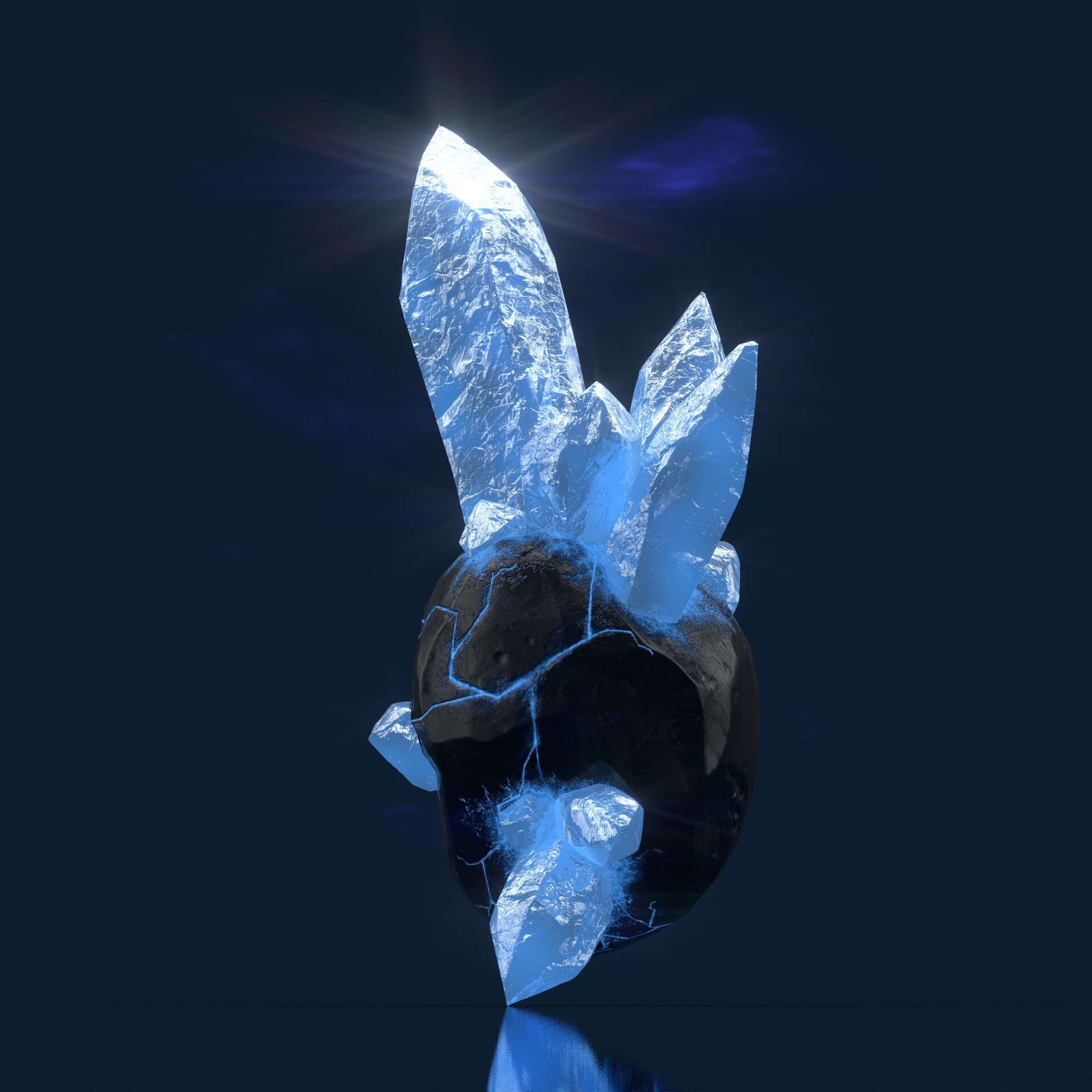 ArtStation - Arctic fantasy geode