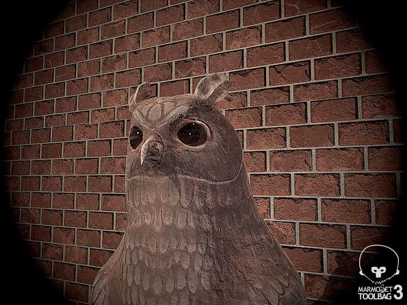 ArtStation - Rusted Bird Statue