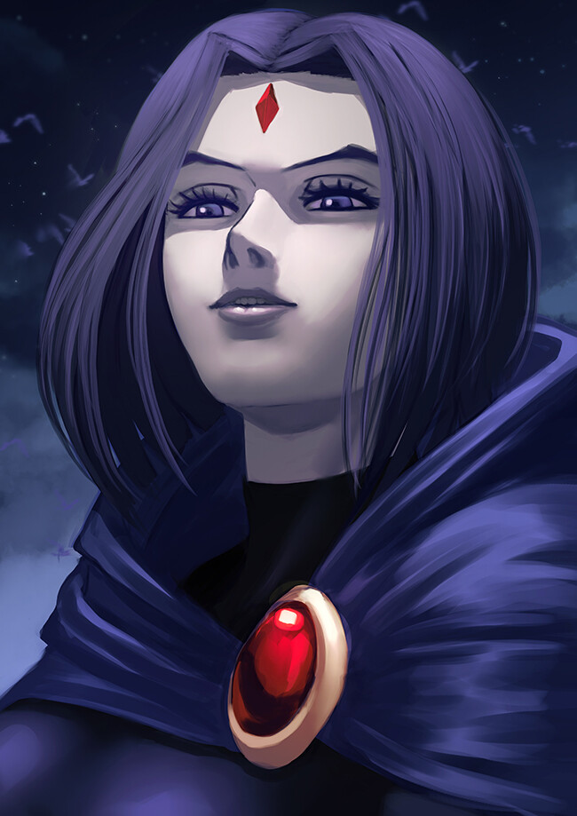 ArtStation - Raven - Teen Titans