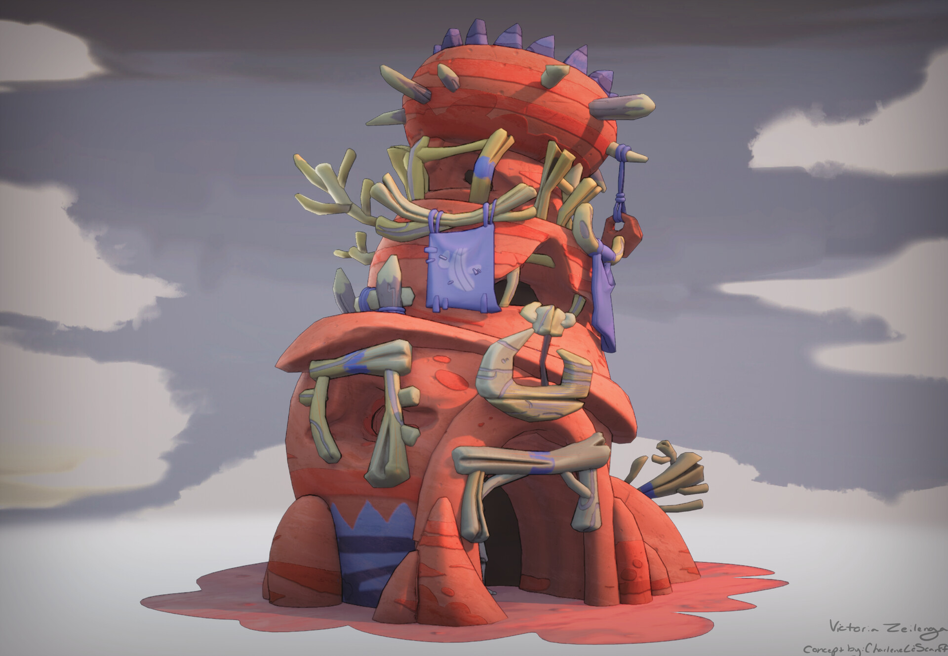 ArtStation - Rock House