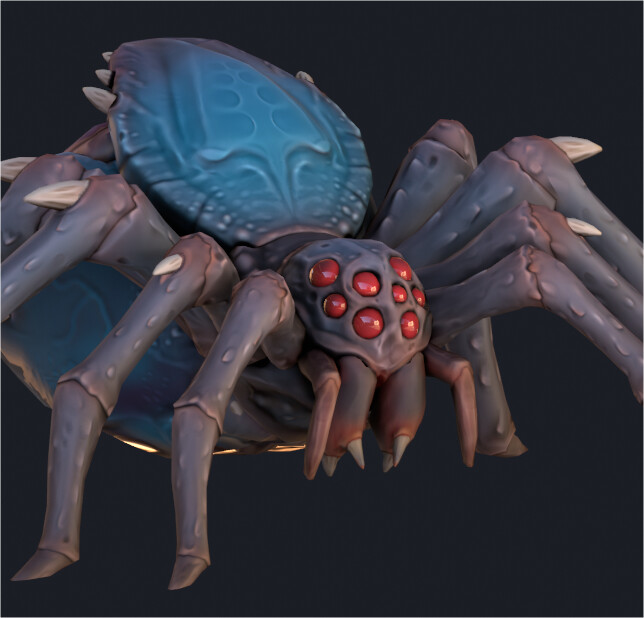 ArtStation - Stylized Gyant Spider