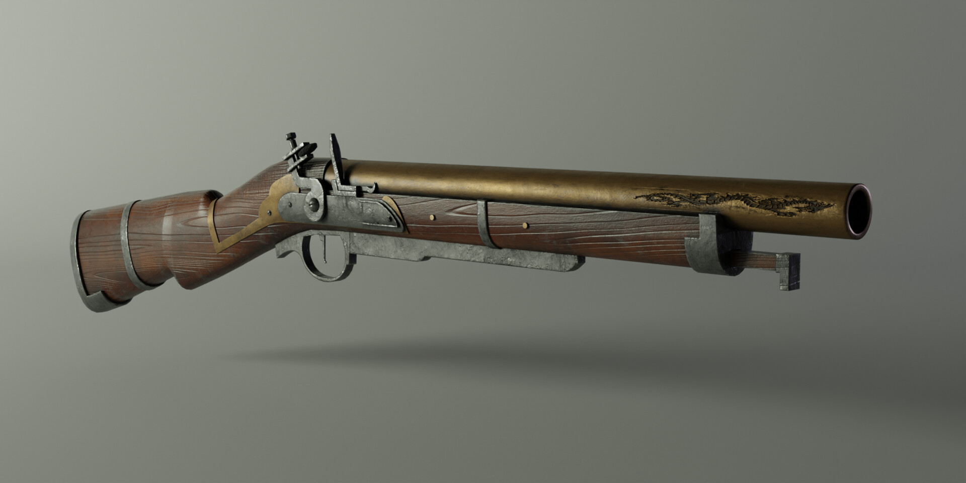 ArtStation - Gun gold