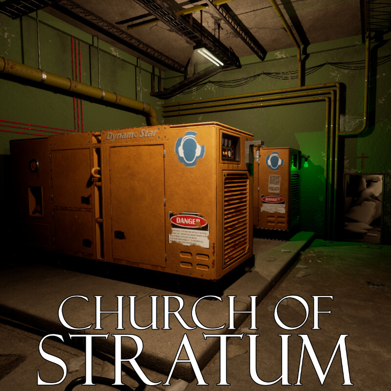 ArtStation - Bunker Generator Room - Curch Of Stratum