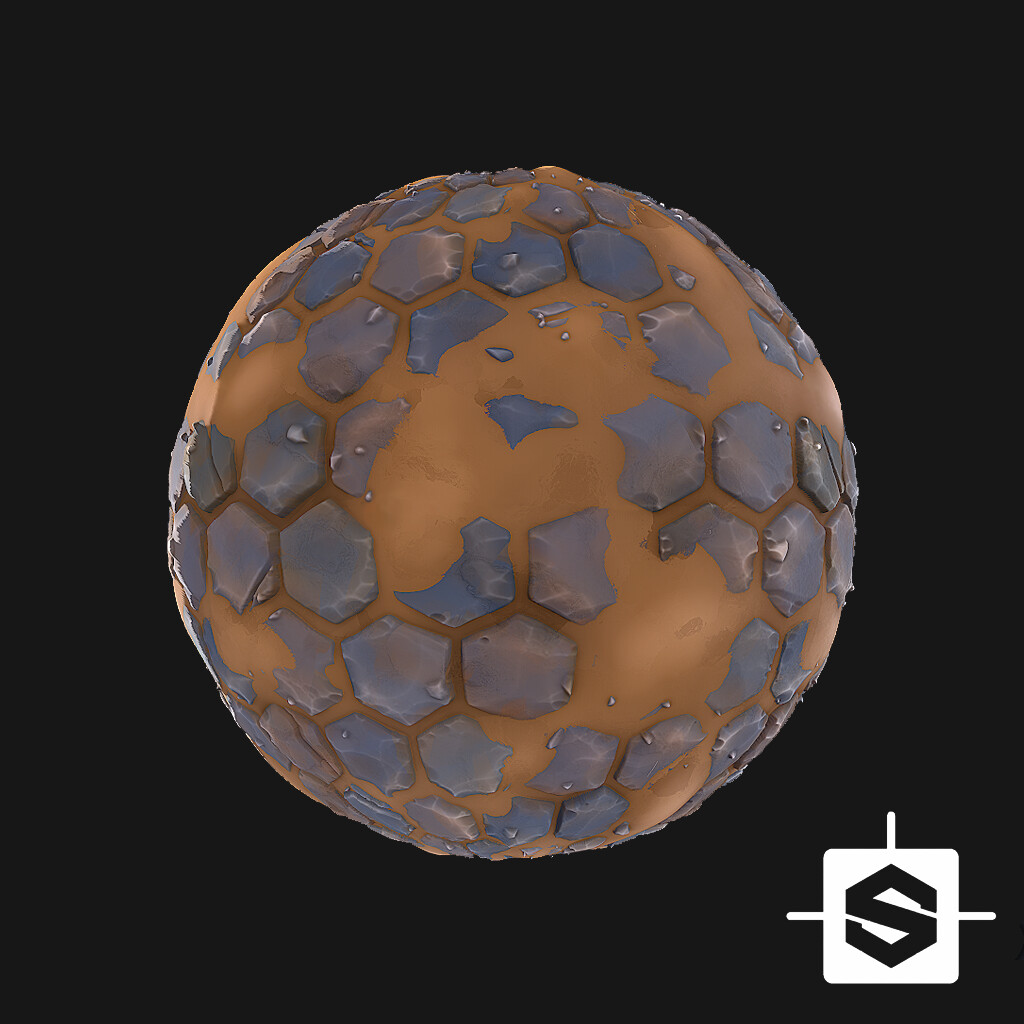 ArtStation - Stylized Desert Tiles