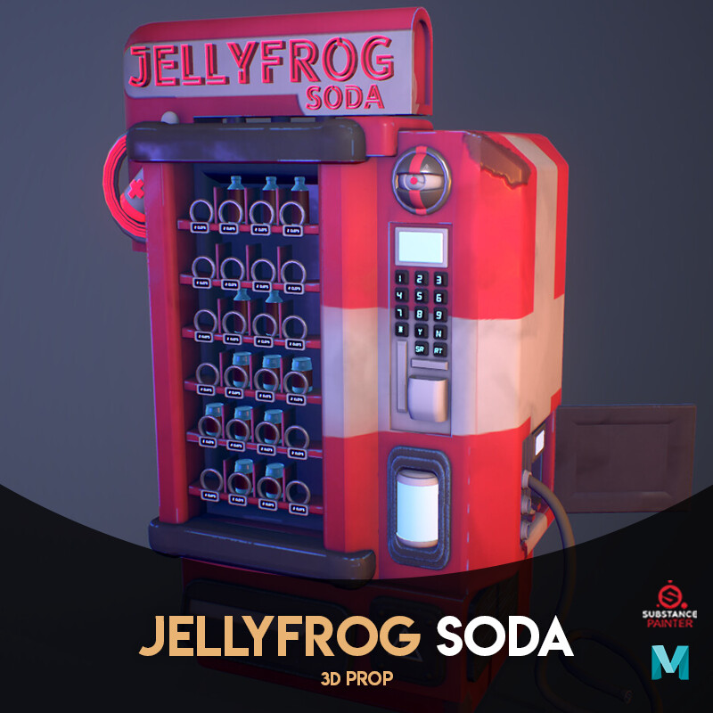 ArtStation - JellyFrog Soda Machine