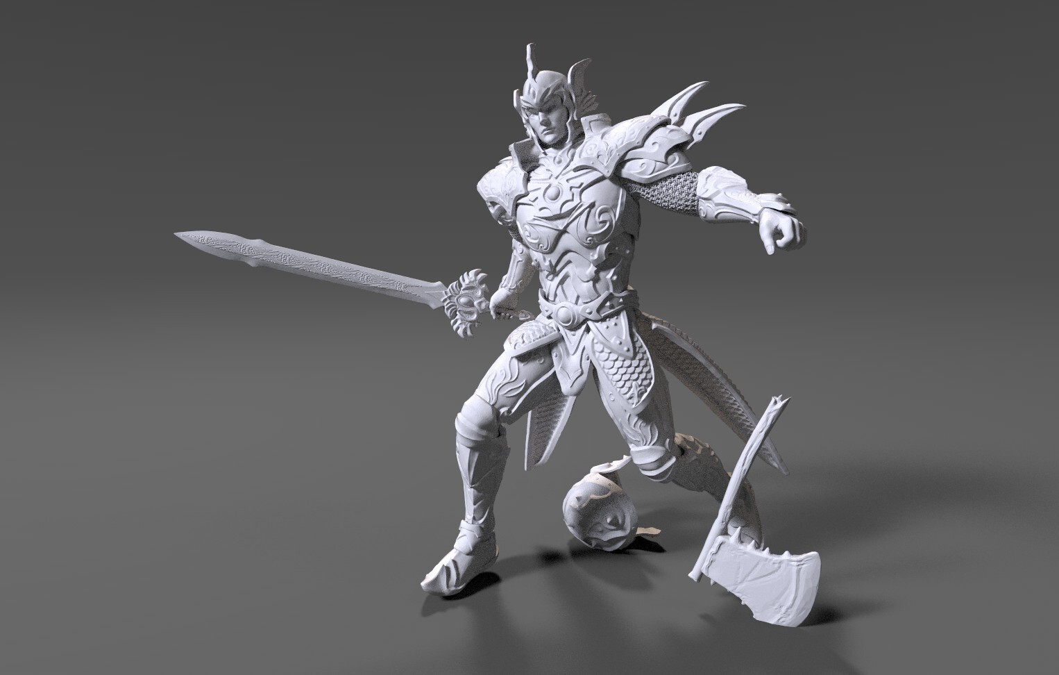 ArtStation - Silver Armor Knight