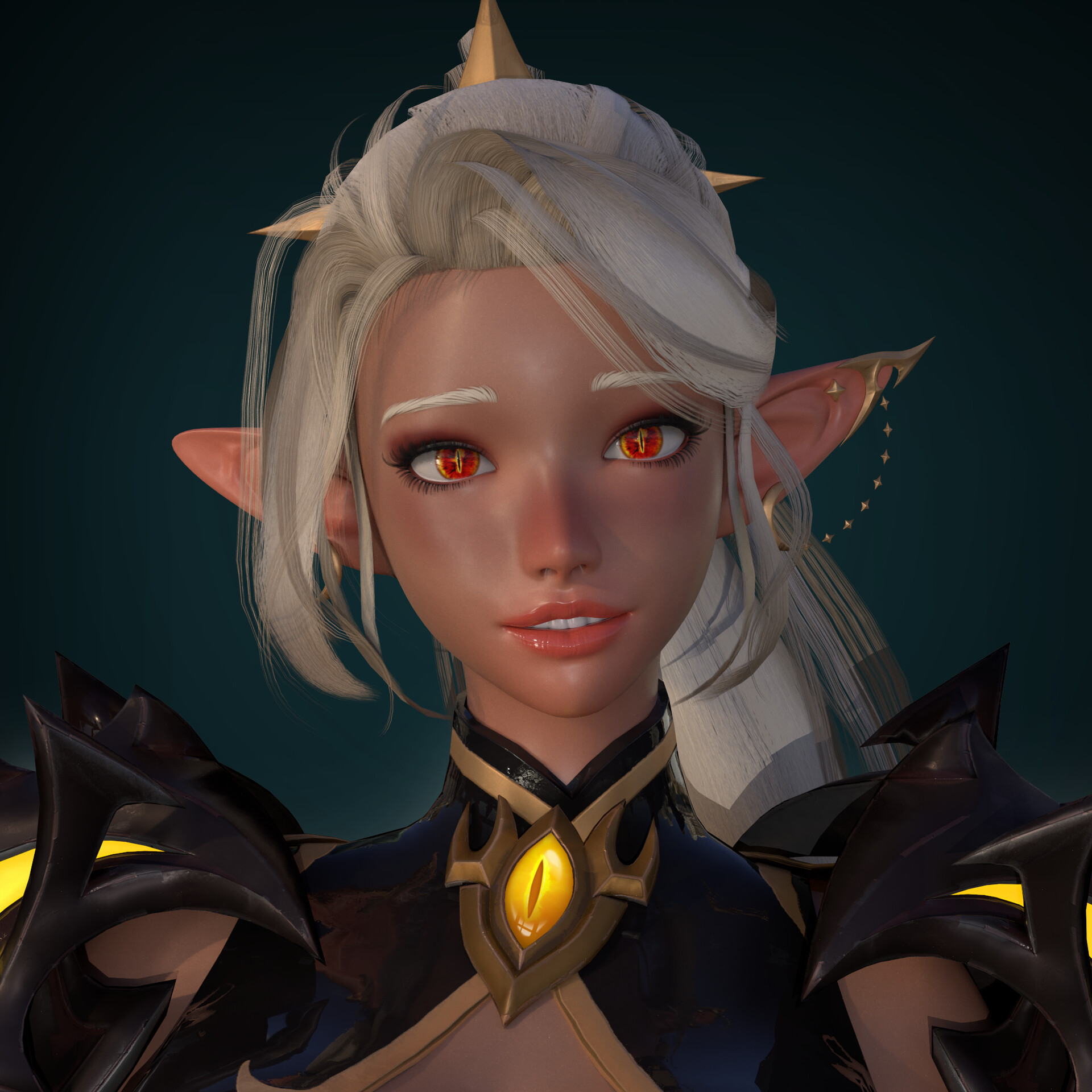 ArtStation - Dark Elf Assassin