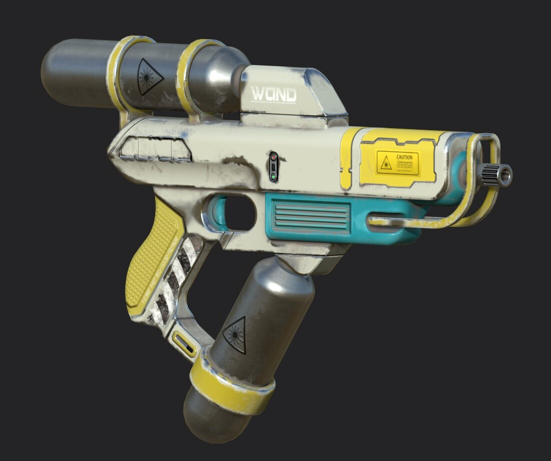 ArtStation - laser gun