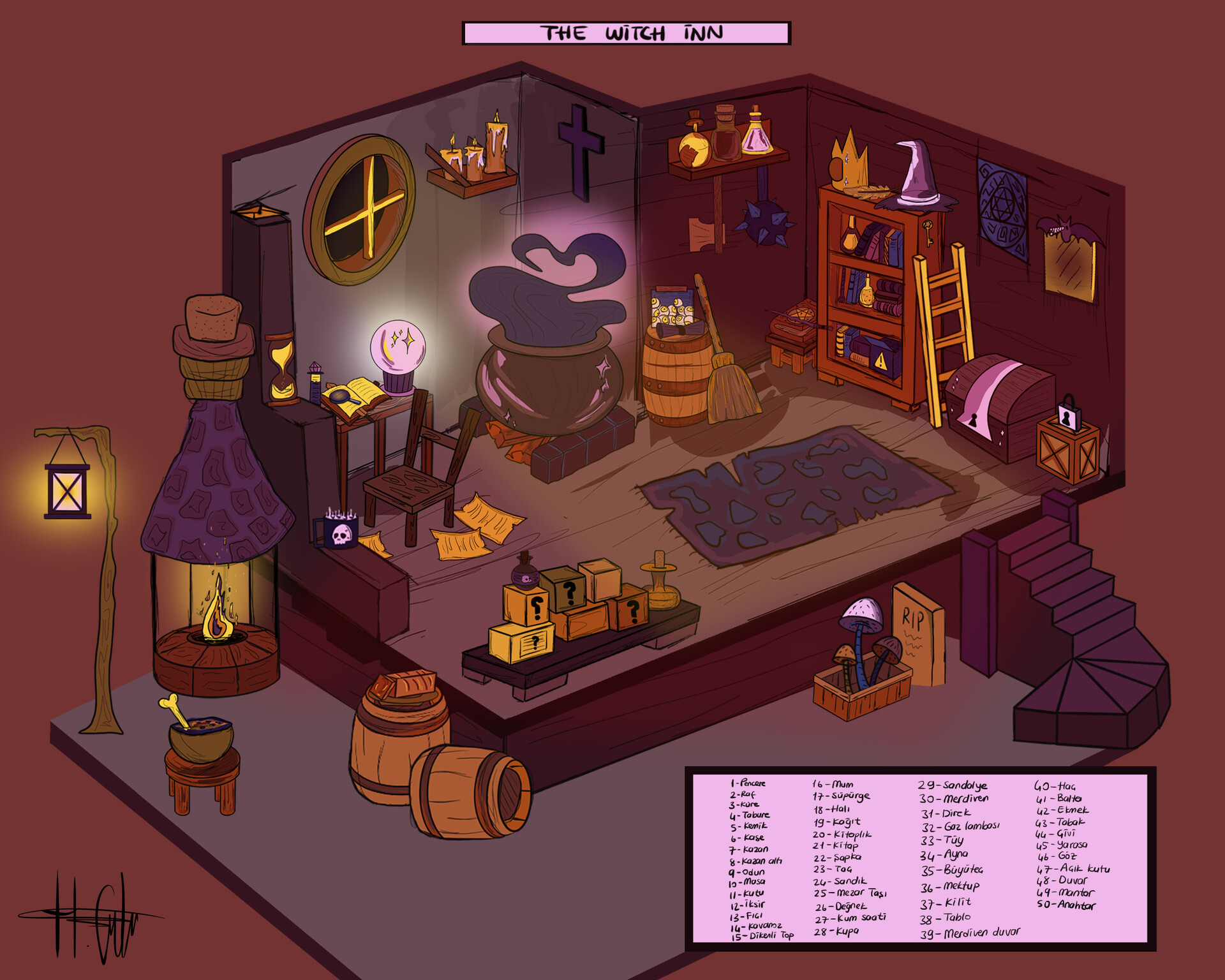 ArtStation - The Witch İnn Concept Art