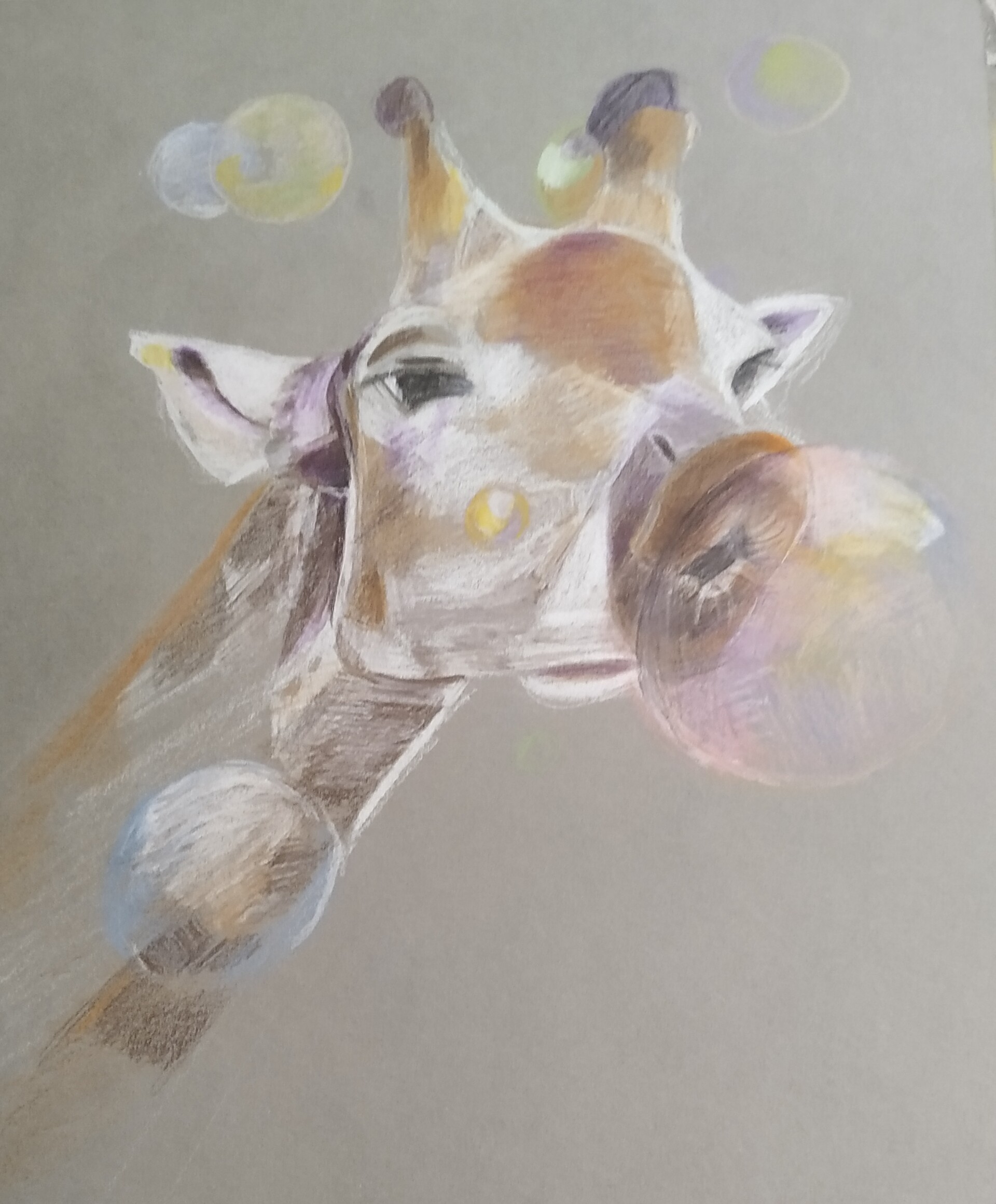 ArtStation - Bubble giraffe