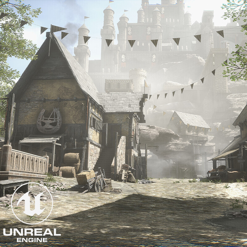 ArtStation - Medieval Castle Environment - Unreal Engine