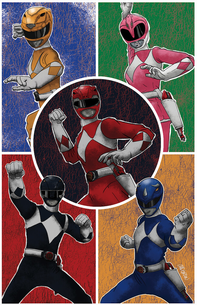 ArtStation - Mighty Morphin Power Rangers Design 2