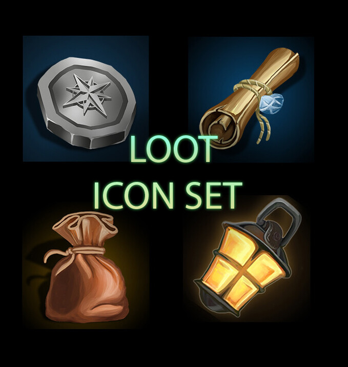 ArtStation - Set Loot Icons