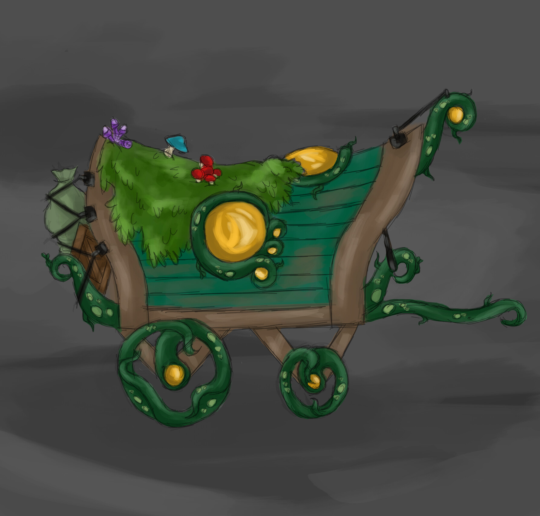 ArtStation - druid cart