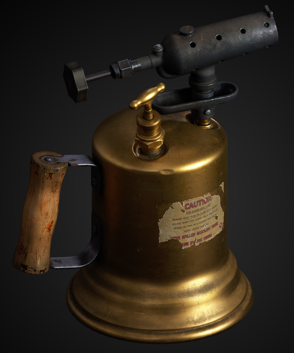 ArtStation - Antique Blow Torch