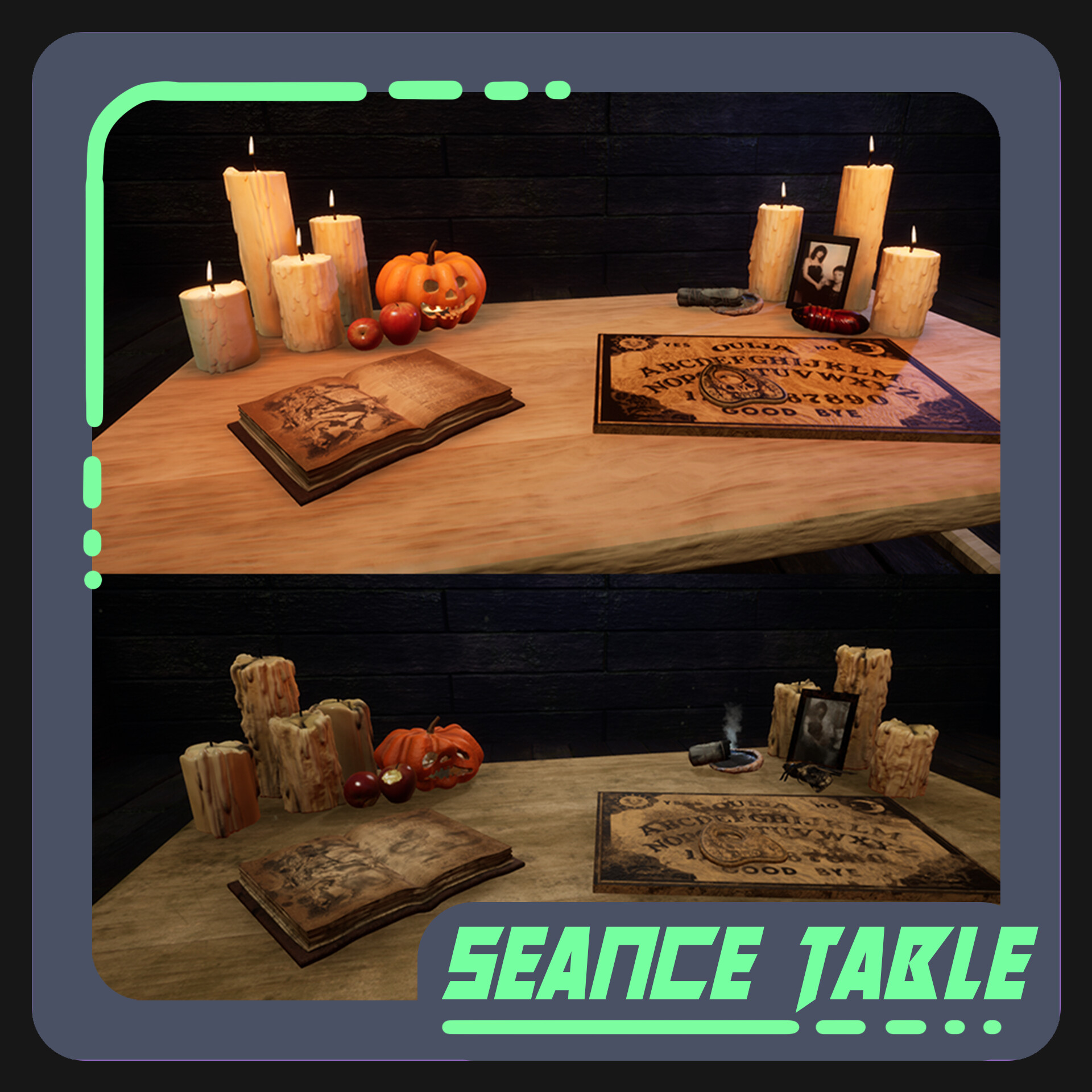 ArtStation - Seance Table Material Decay Exploration