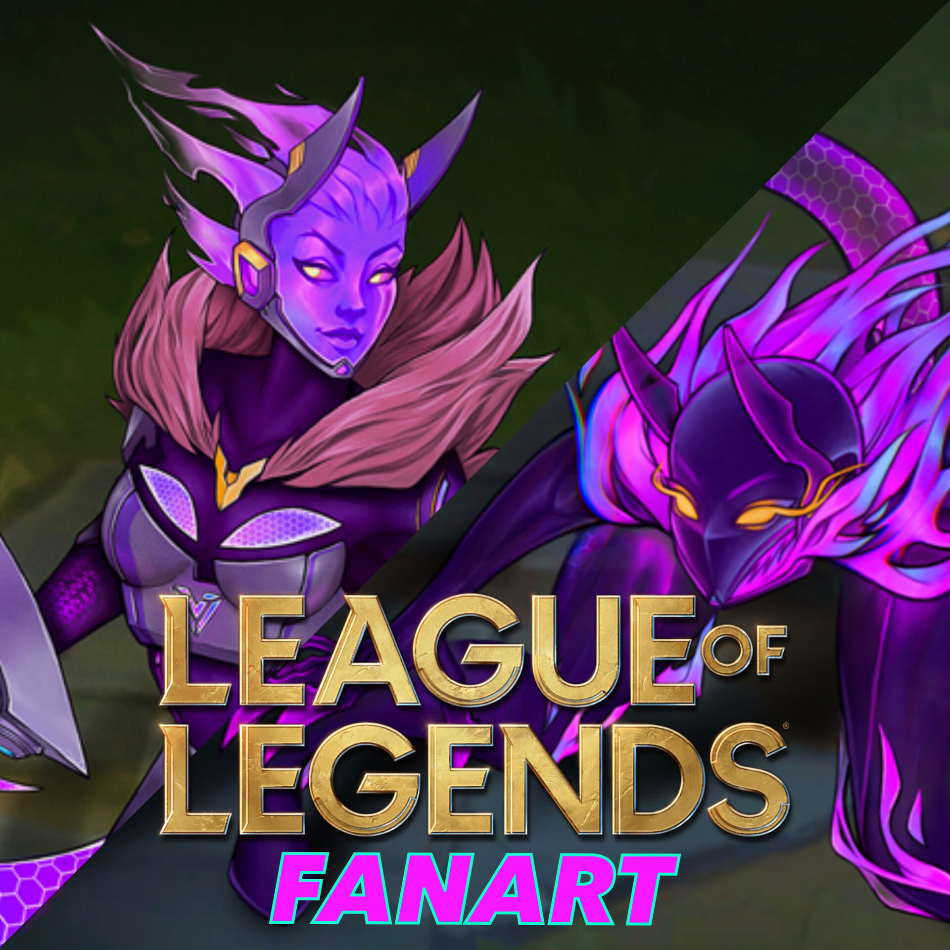 ArtStation - Project Evelynnn Fan skin concept