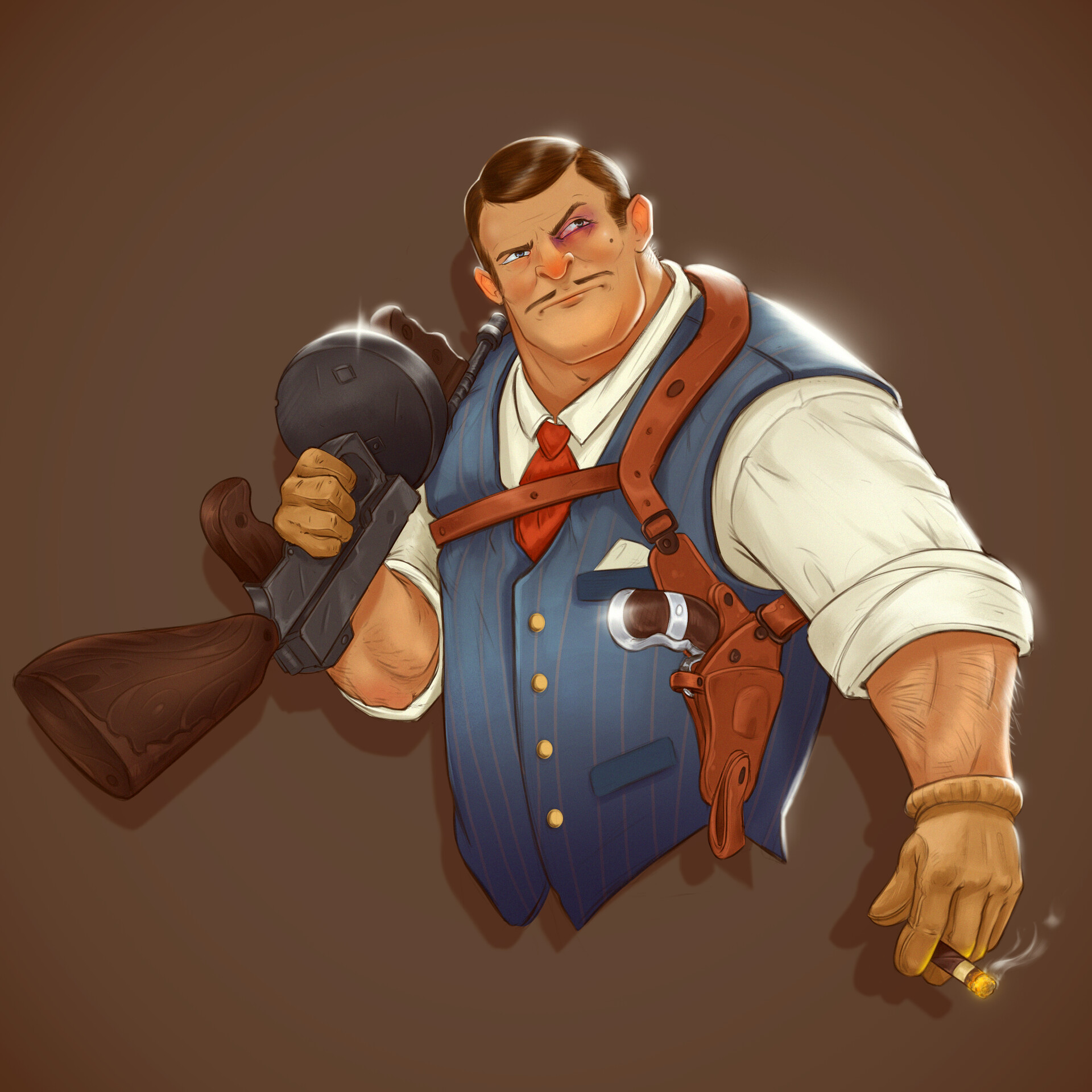 ArtStation - Bad Guy Daily Character